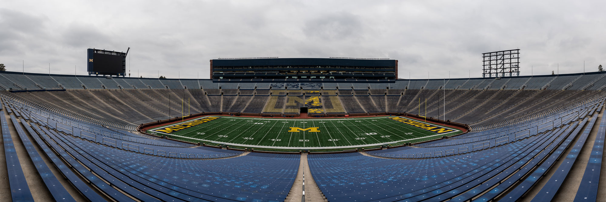 Michigan Football - New Michigan Stadium Scoreboards