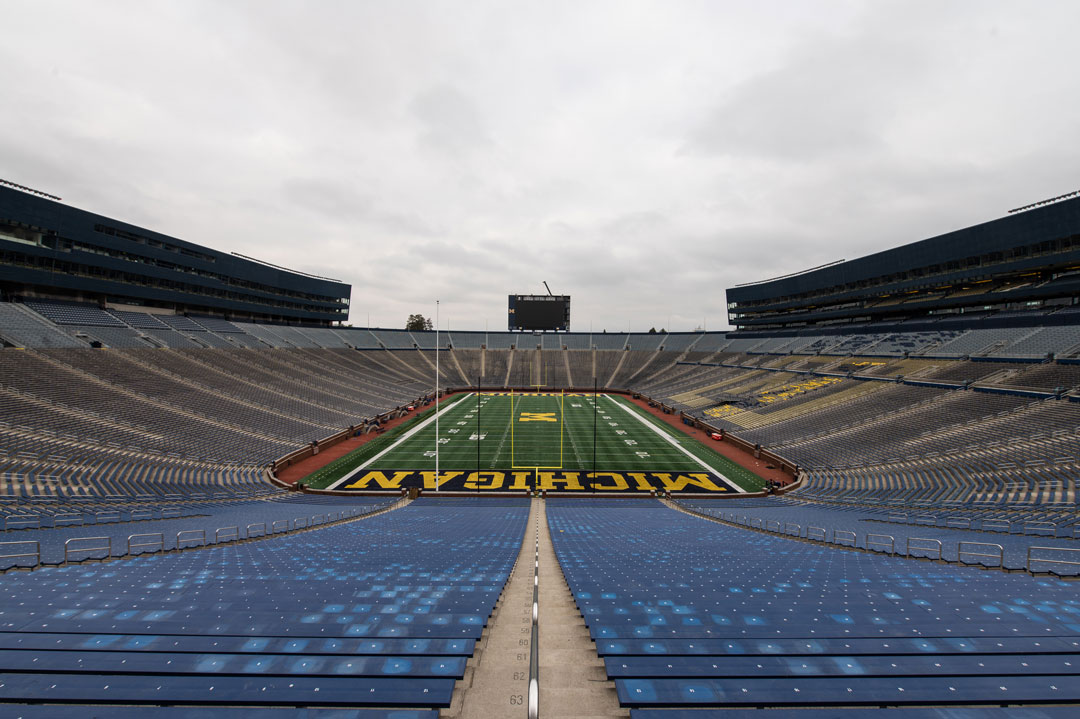 Michigan Football - New Michigan Stadium Scoreboards