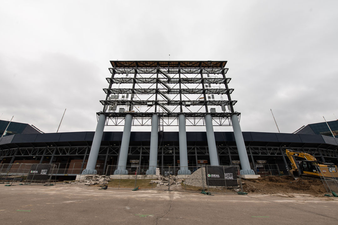 Michigan Football - New Michigan Stadium Scoreboards